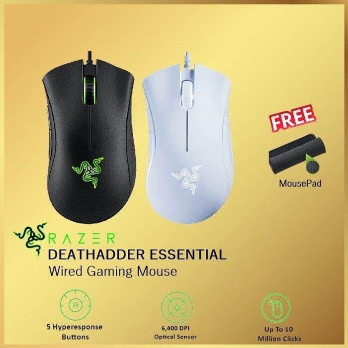 Razer DeathAdder Essential Gaming Mouse Death Adder | Lazada Indonesia