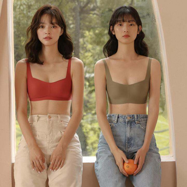 Lune_Grace.1272#บรา เสื้อในไร้โครง ไร้ตะเข็บ บางเบา ไม่ดันแต่ทรงสวย สบายทุกครั้งที่สวมใส่ ...