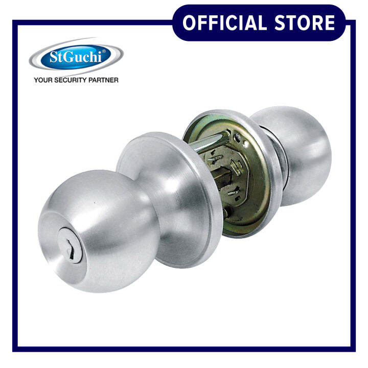 St Guchi Stainless Steel Entrance Tubular Lock SGTL-527 | Lazada