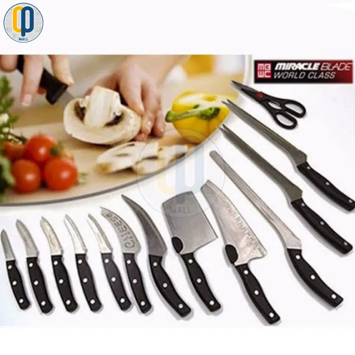 lucky online shop ph:MIRACLE BLADE WORLD CLASS COMPLETE 13-PIECES KNIFE ...