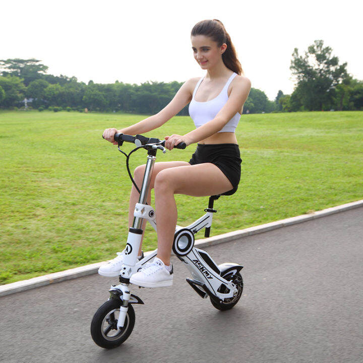 Ensmai electric scooter mini battery car folding mini lithium battery ...