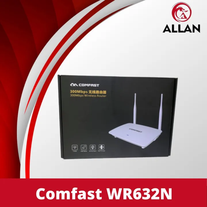 ALLAN COMFAST CF-WR623N 300Mbps Wireless Router pisonet/piso net/pisowifi/piso wifi/English ...