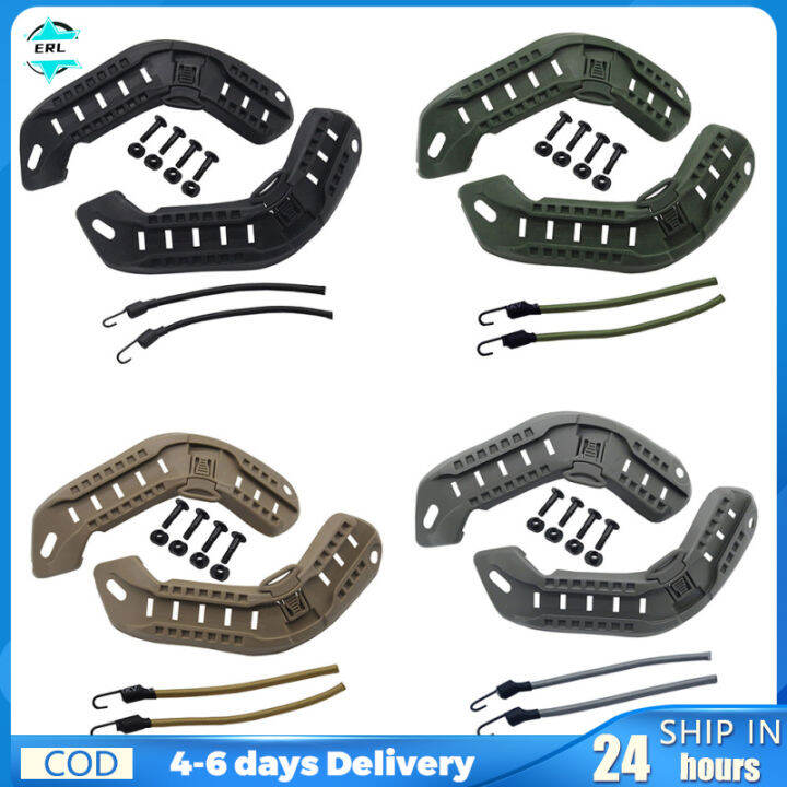 ERL MICH2000 Helmet Side Guide Rail ABS ARC Helmet Mount Rail Military ...