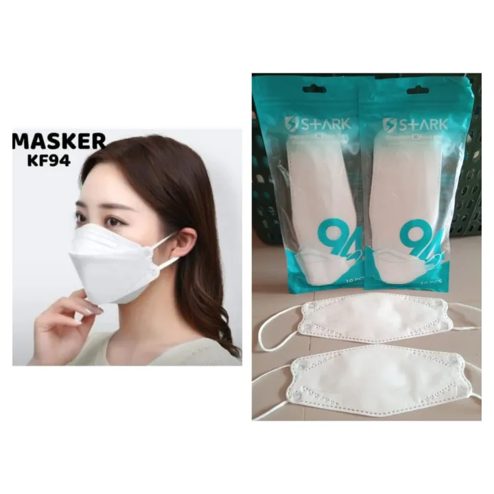 MASKER KF94 ISI 10PCS Masker KF94 4Ply isi 10 PCS, MASKER KF94 3D MURAH ...