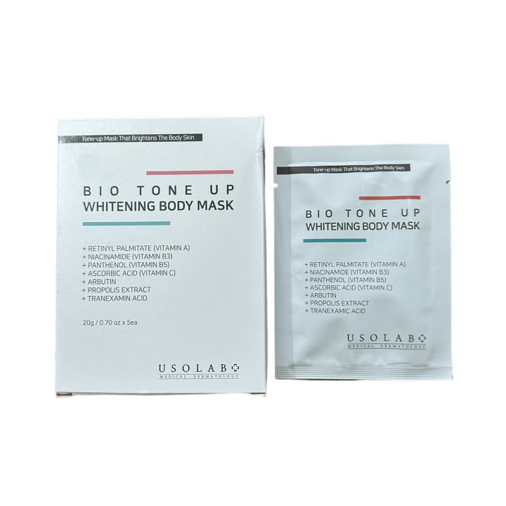 Mặt Nạ Ủ Trắng Usolab Bio Tone Up Whitening Body Mask - Hộp 5 Gói x 20g ...