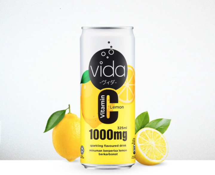 Vida C Sparkling Juice Lemon 325ml | Lazada PH