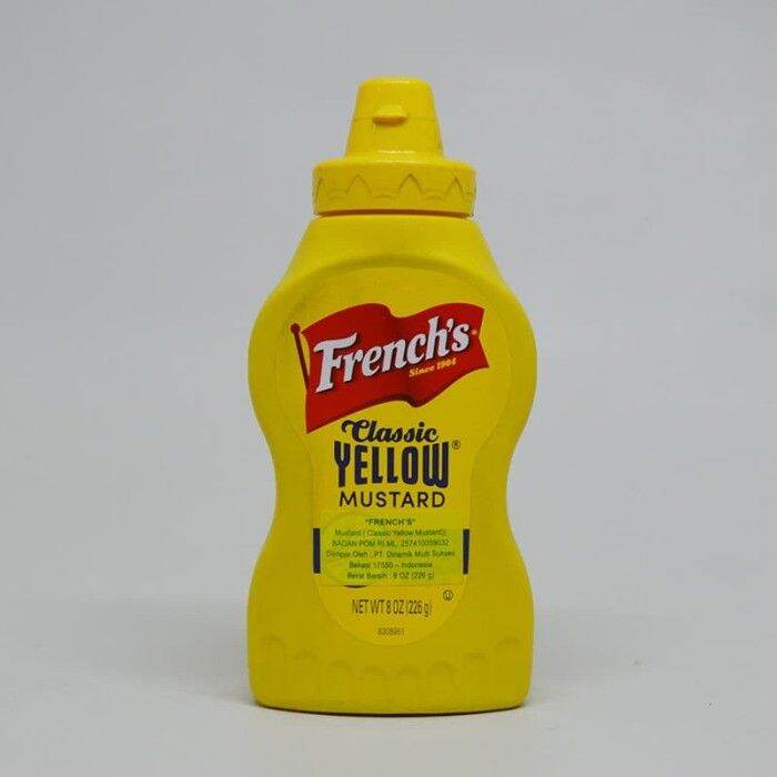 FRENCH'S YELLOW MUSTARD SQ (8OZ) 226 GR BTL SURABAYA | Lazada Indonesia