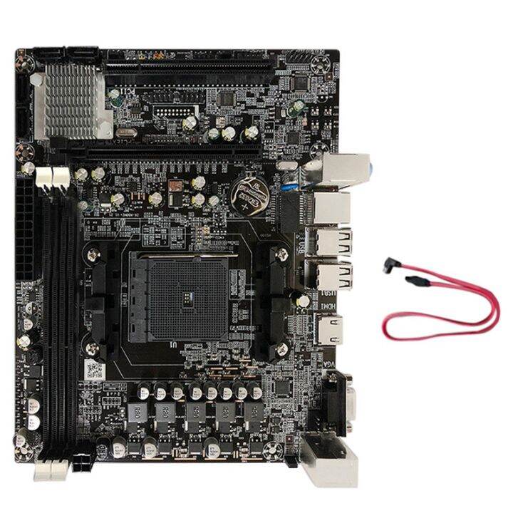 A88 Motherboard Fm2 + Cpu Interface DDR3 All Solid State Power Supply Desktop Computer Game ...