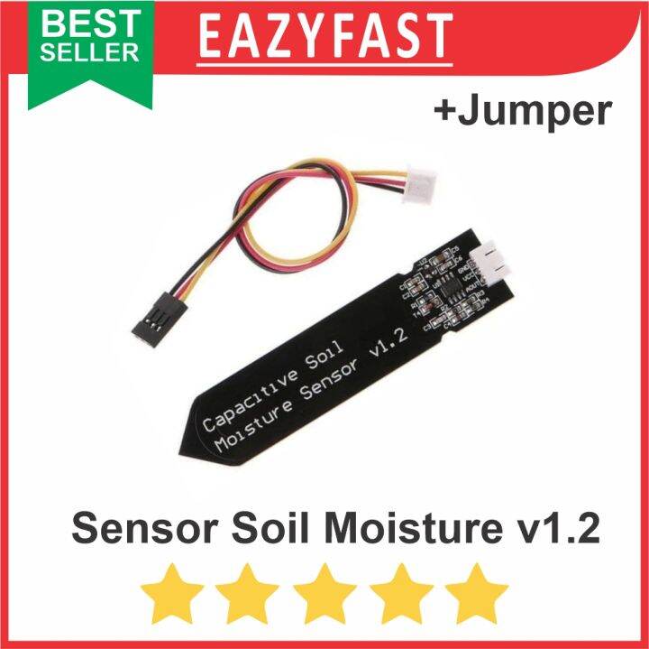 Sensor Kelembaban Tanah Capacitive Soil Moisture Arduino v1.2 | Lazada Indonesia