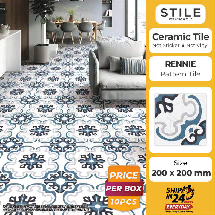 [REAL TILE] Rennie Mosaic Tiles /Mozek/Ceramic Tiles/Mozek Bilik/Mozek ...