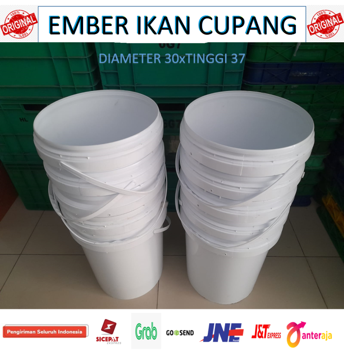 Ember 25kg Food Grade/ember polos/ember latek 25 liter /ember bekas 25 ...