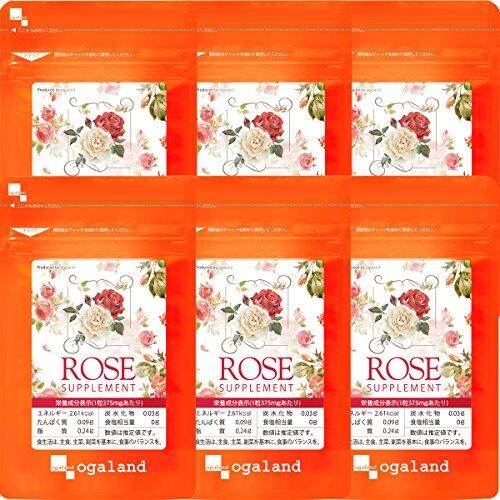 Japan Ogaland Rose Supplement (180 Capsules / About 6 Months) Drinking ...