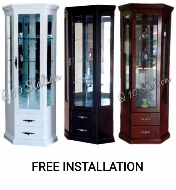 Q 10- (3 Options) Hall Cabinet / Living Room Display Cabinet / Corner ...