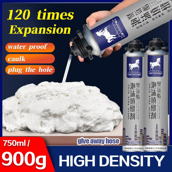 Eco Foam Spray Sealant 900g 👌 Polyurethane Expanding Foam Sprayer 120 Times High Foaming Volume 