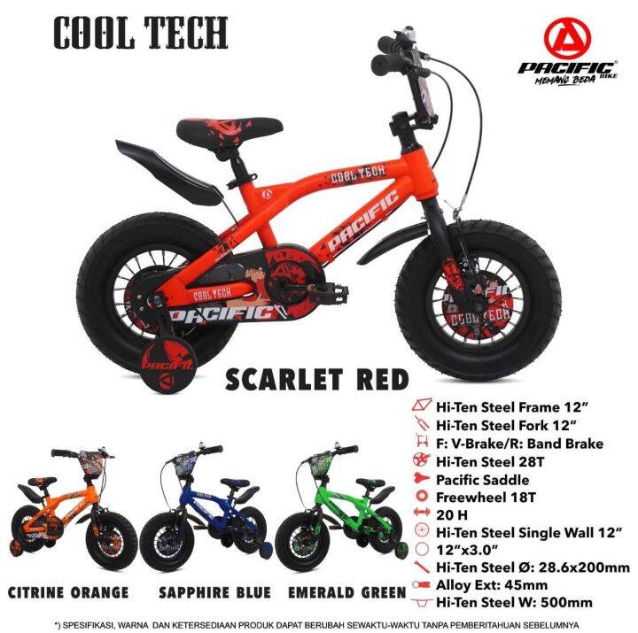 SEPEDA BMX 12 INCH PACIFIC COOLTECH 3.0 | Lazada Indonesia