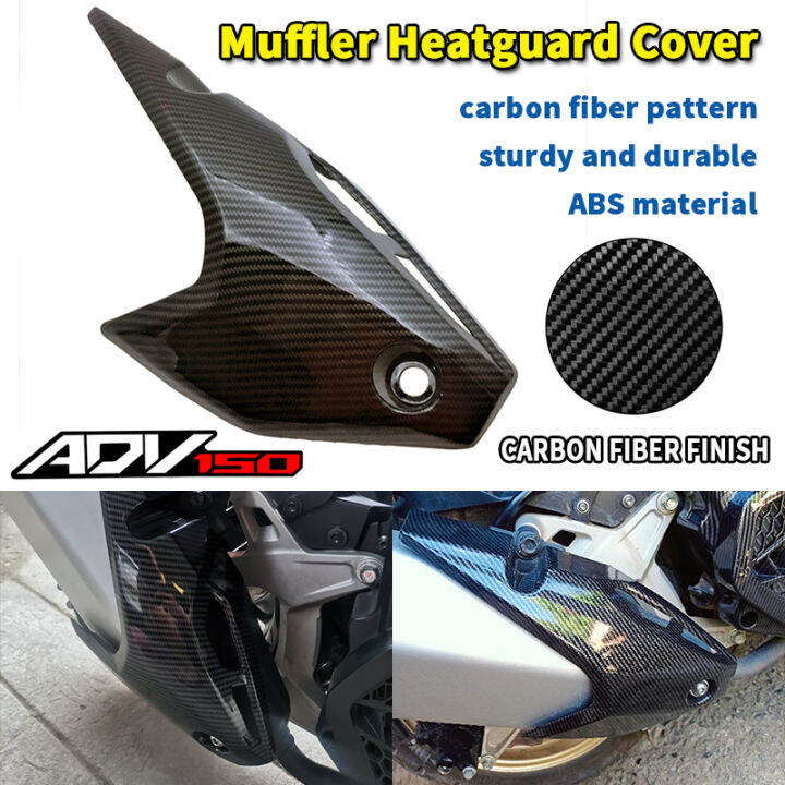 PMShop Honda ADV 150 Muffler Cover / Heatguard Cover Exhaust Pipe Guard ...