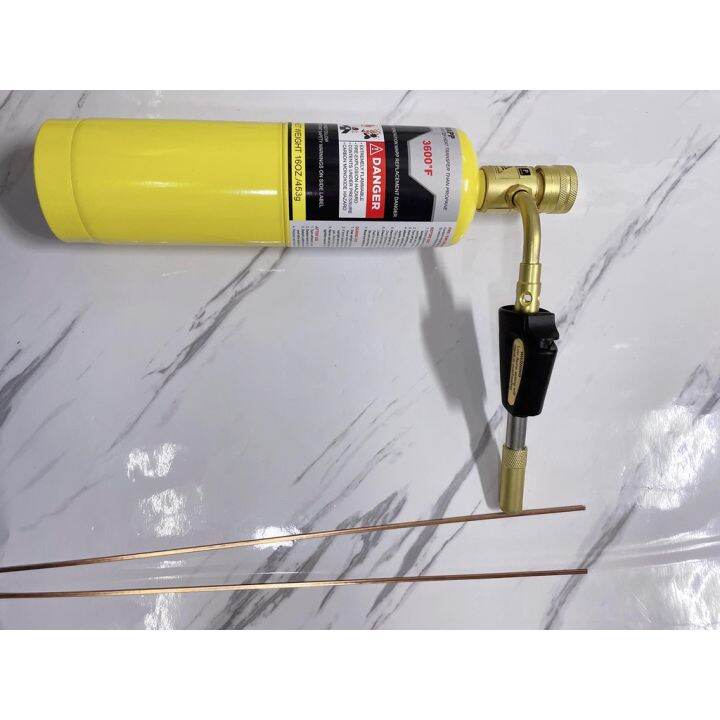 (Aircond Tool) mapp gas + torch +copper rod pipe welding tubes ...