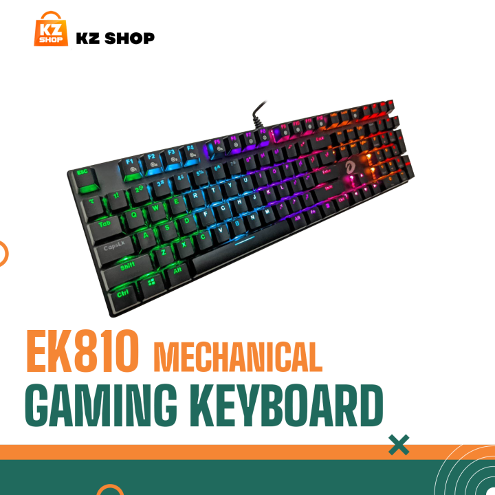 DAREU EK810 GLORIOUS 108-Key Borderless Aluminum Alloy Mechanical ...
