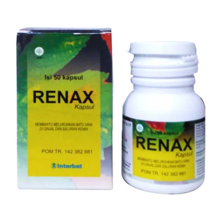 RENAX 50'S KAPSUL INTERBAT / OBAT KENCING BATU / OBAT BATU GINJAL ...