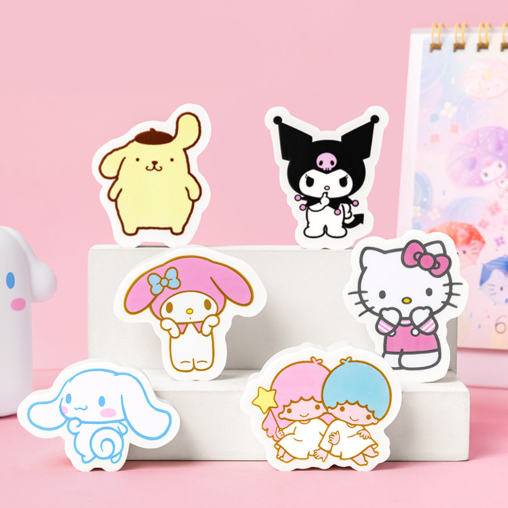 ยางลบ Sanrio Characters น่ารัก ลายการ์ตูน คุโรมิ มายเมโลดี้ คิตตี้ ชิน