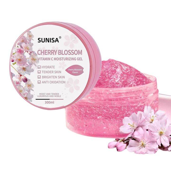 Cherry Blossom Vitamin C moisturizing Facial Gel Sakura flower extract ...