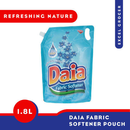 Daia Fabric Softener Refreshing Nature Pouch 1.8L (Blue) | Lazada