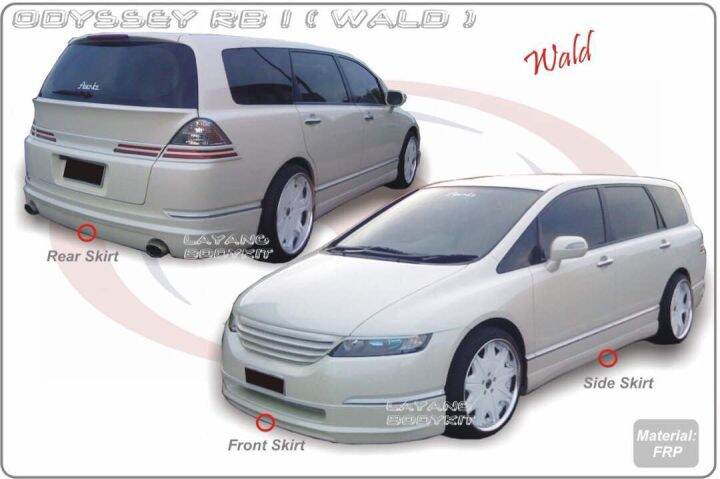 Honda Odyssey RB1 WALD 2003 2004 2005 2006 2007 2008 Wald bodykit body ...