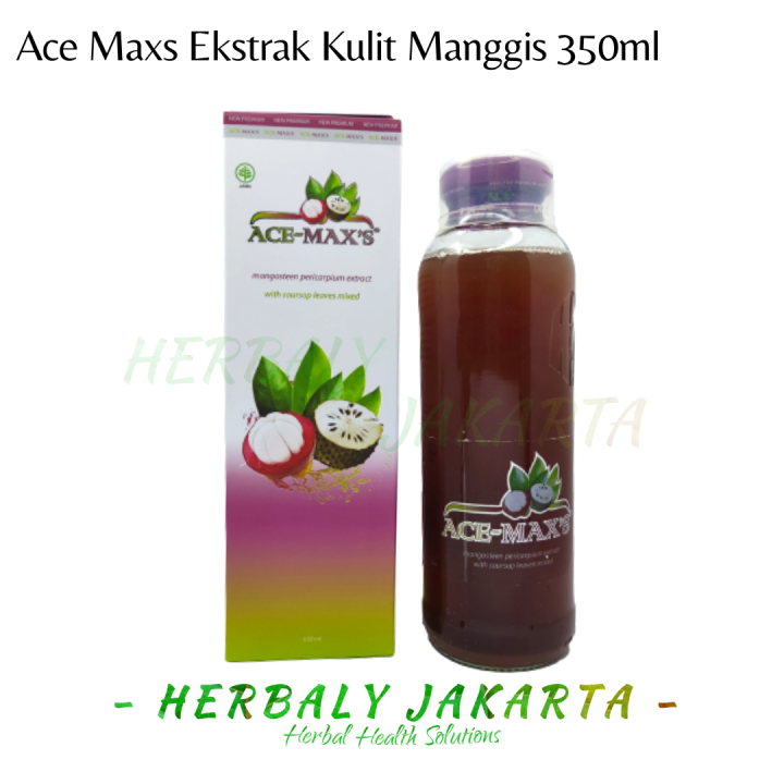 ACE MAXS ORIGINAL - ACE MAX - Acemax Kulit Manggis + Daun Sirsak 100% Original KEMASAN BARU ...