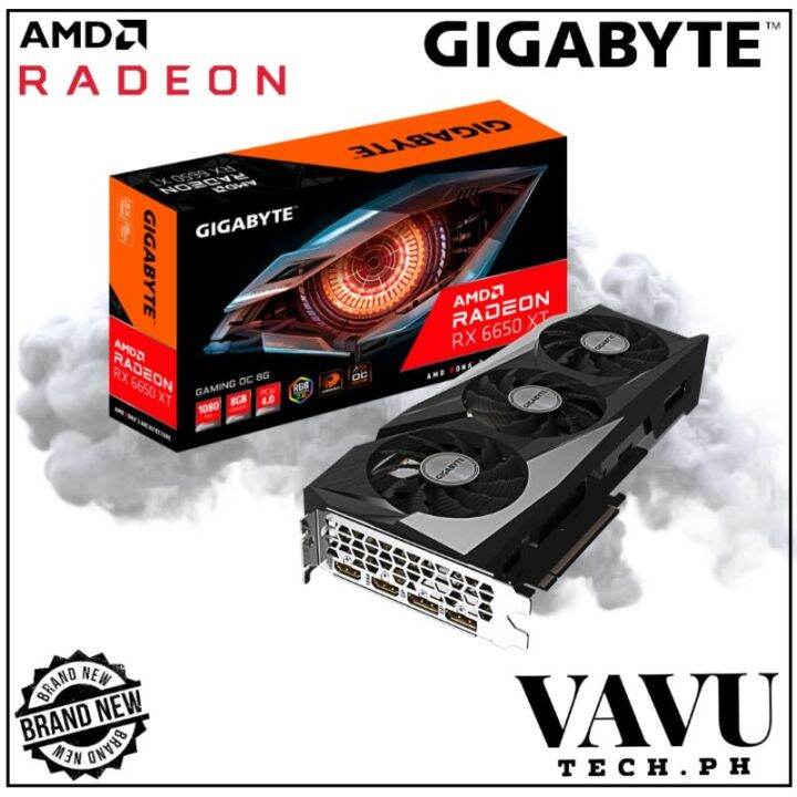 Gigabyte Radeon RX 6650XT Gaming OC 8GB GDDR6 Video Graphics Card ...