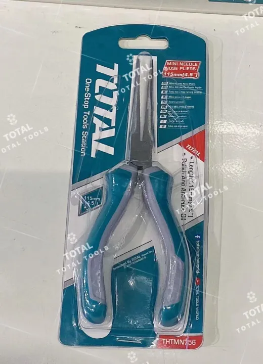 TOTAL MINI LONG NOSE PLIERS 4.5" THTMN756 | Lazada PH