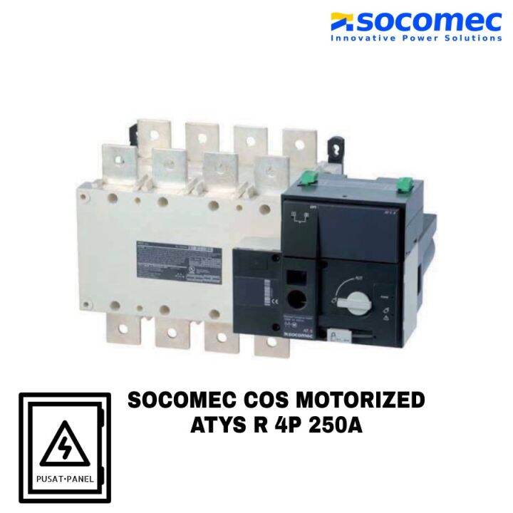 SOCOMEC COS MOTORIZED ATYS R 4P 250A - CHANGEOVER SWITCH (OHM SAKLAR ...