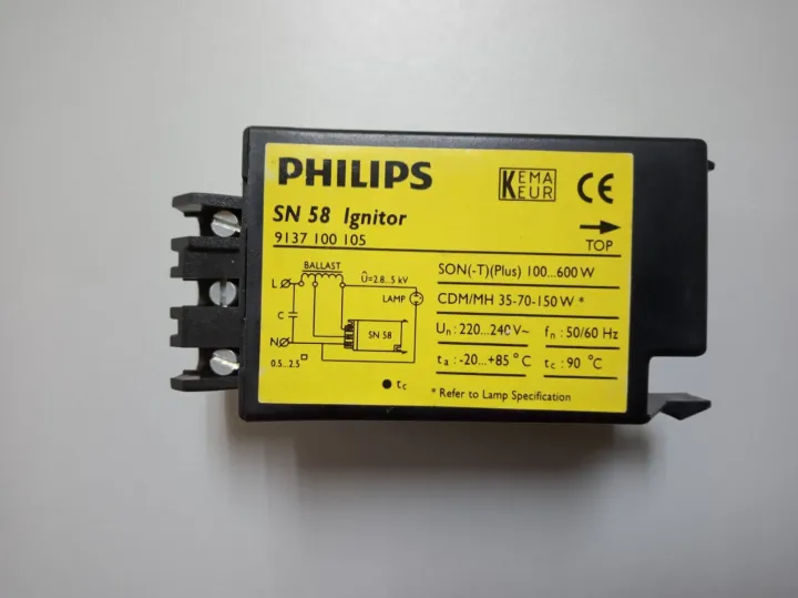 Philips Ignitor SN-58 Son-T CDM/MH 35-70-150 WATT | Lazada PH