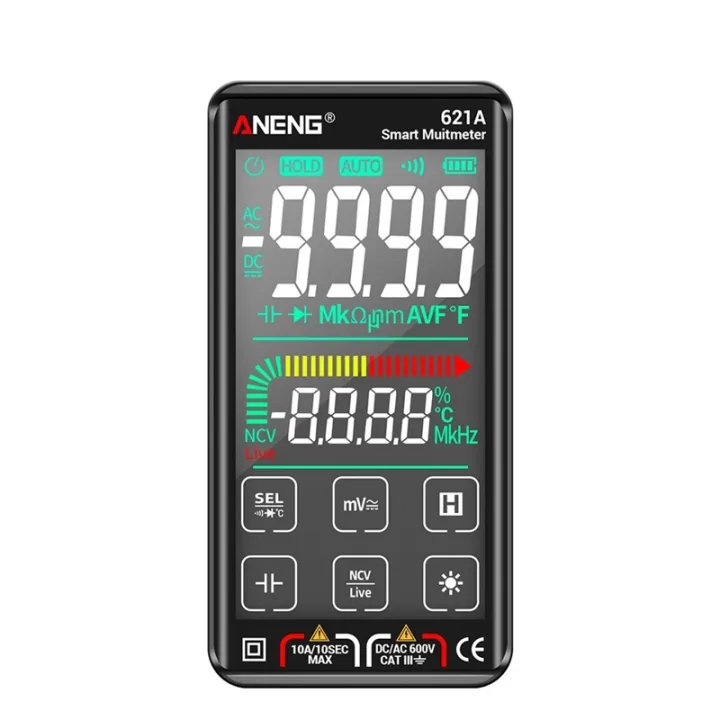ANENG 621A Smart Digital Multimeter Touch Screen Multimetro Tester ...