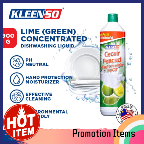Best Seller Sabun Pencuci Pinggan Kleenso Lime (Green) Concentrated ...