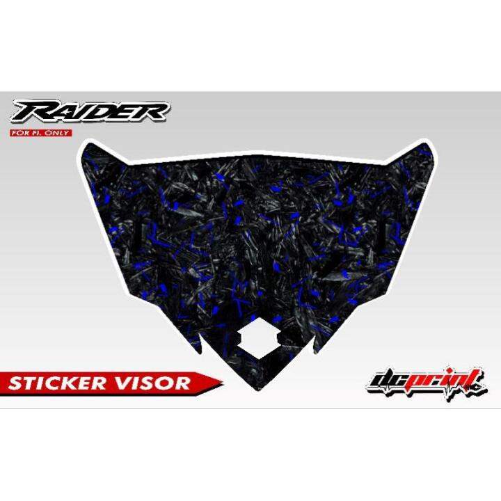 motor motor for ☚Raider FI Visor Sticker Carbon | Lazada PH