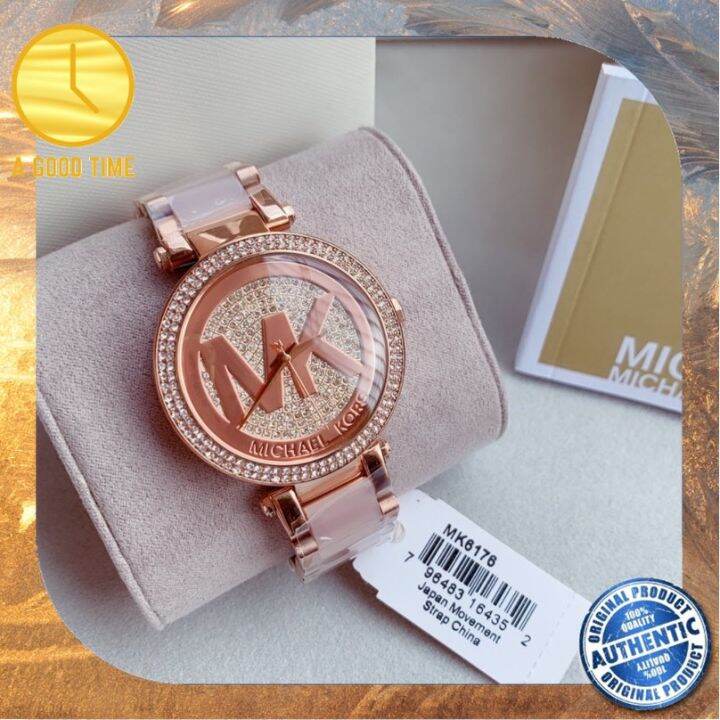 Michael Kors MK6176 38mm นาฬิกาแบรนด์เนมMK นาฬิกาผู้หญิงผู้ชาย นาฬิกา ...
