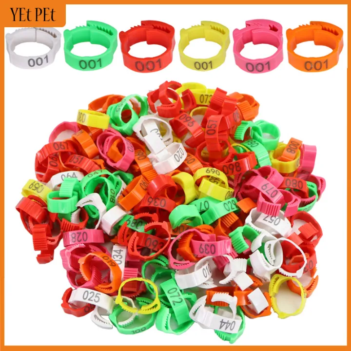 100Pcs For Farm Chicken Poultry Flexible Adjustable Retractable Chicken ...