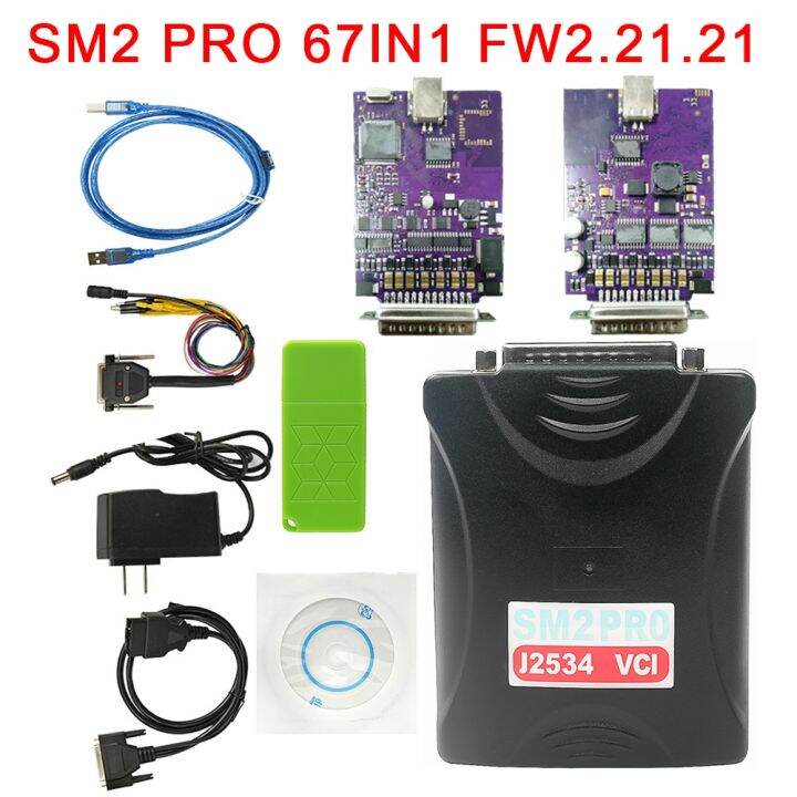 Newest SM2 Pro J2534 VCI ECU Programmer Read amp;Write Tool Supported ...