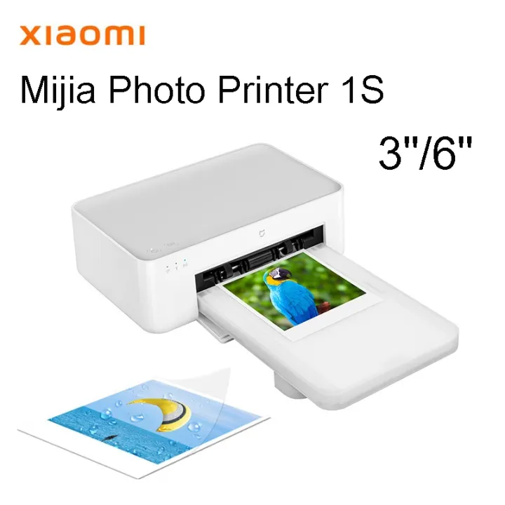 Xiaomi Mijia Photo Printer 1S High Definition Color Sublimation 3/6 ...