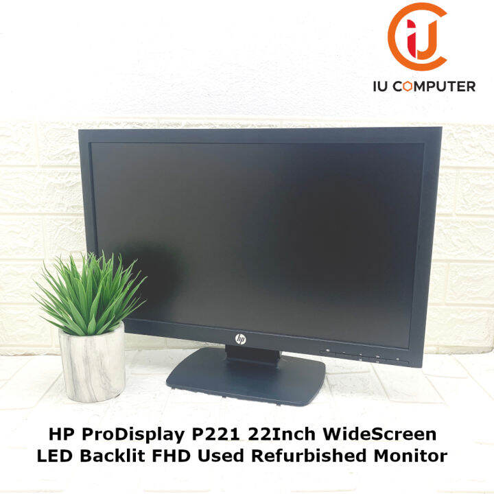 HP PRODISPLAY P221 21.5 INCH WIDESCREEN LED BACKLIT FHD USED ...
