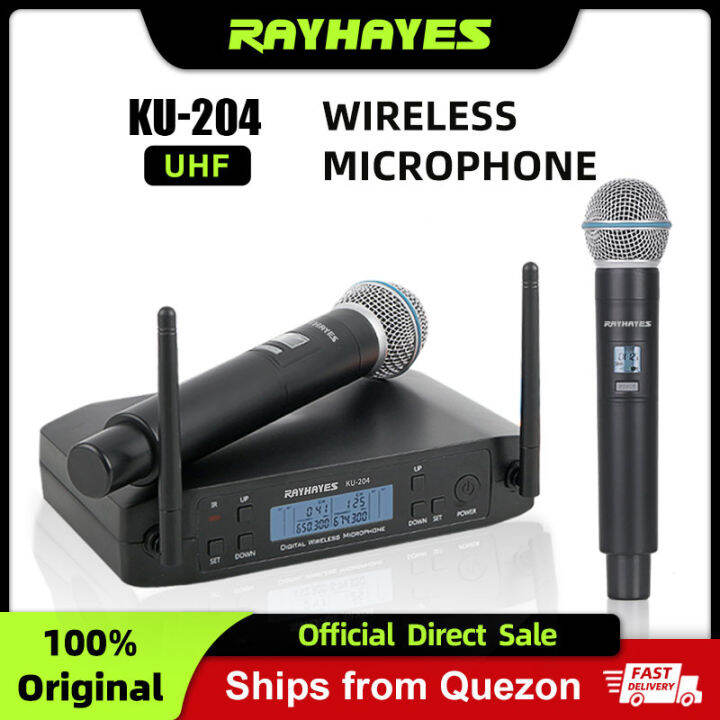 RAYHAYES wireless microphone Digital Wireless Handheld System with ...