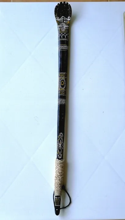 COCO BACK SCRATCHER, HAND PAINTED WITH TRIBAL DESIGN, SMOOTH EDGES ...