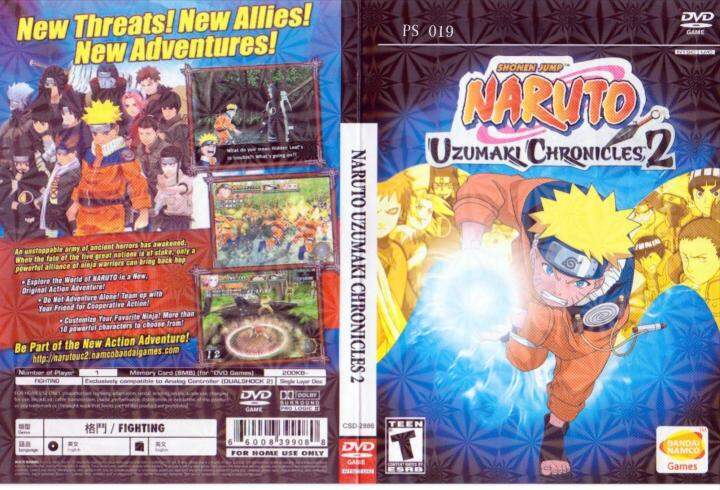 PS2 GAME NARUTO UZUMAKI CHRONICLES 2 | Lazada