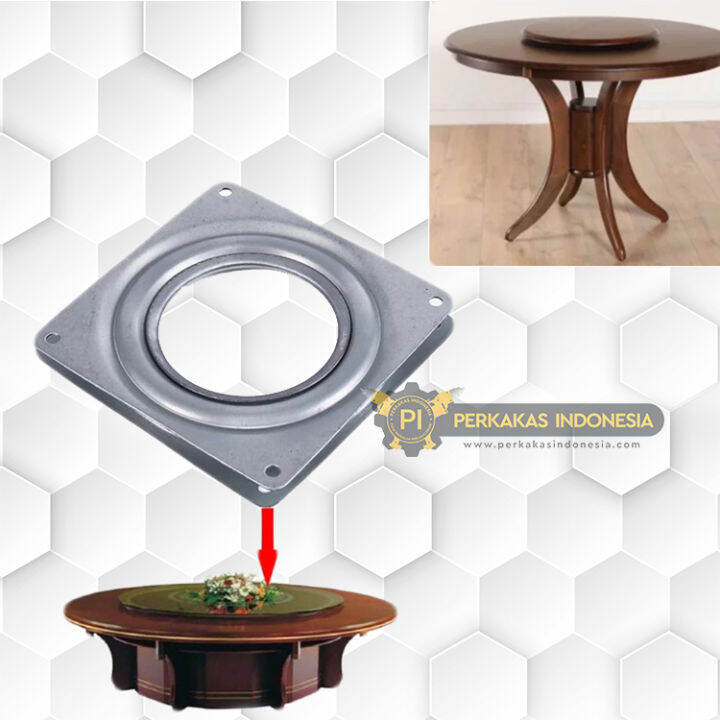 Kolahar Bearing Meja Putar Laher Kotak 3 Inch Alat Putar Rotary Kelaker ...