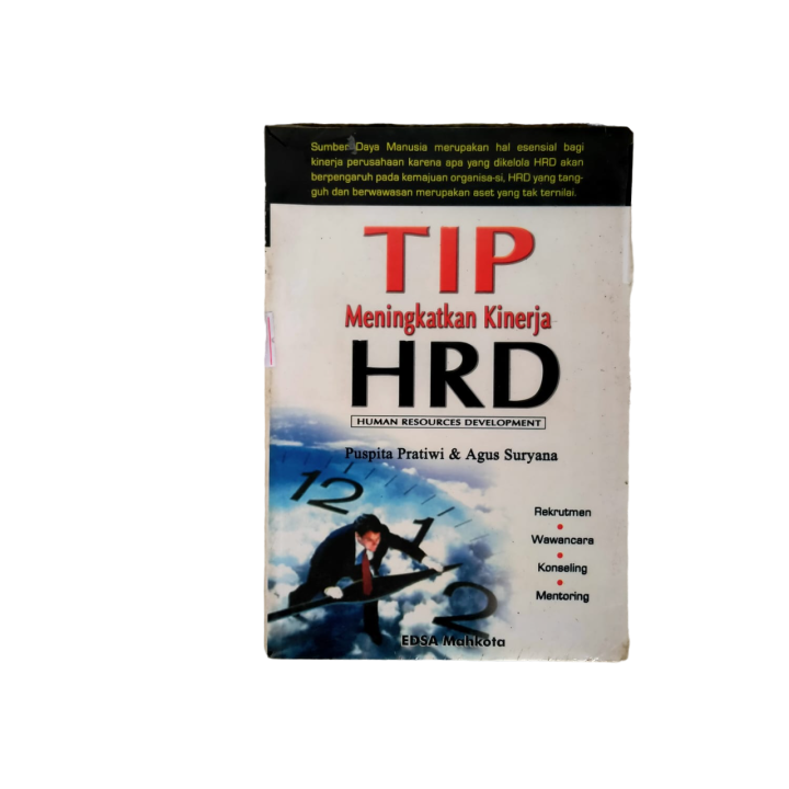 BUKU TIP MENINGKATKAN KINERJA HRD HUMAN RESOURCE DEVELOPMENT PUSPITA ...