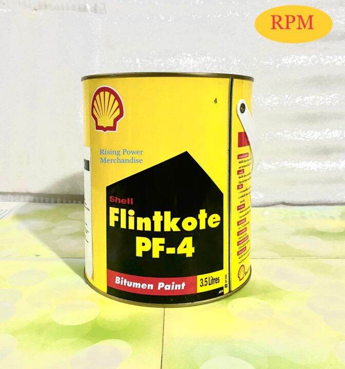 Shell Flintkote PF-4 Bitumen Paint ( 3.5liters ) | Lazada PH