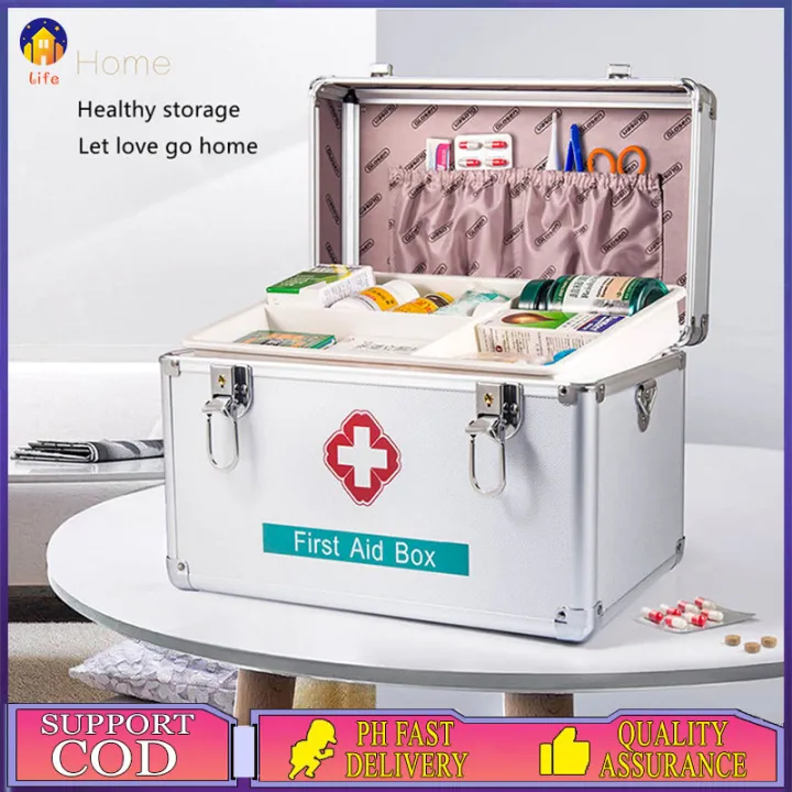 Large Capacity Medicine Box Multi Layer First Aid Kit Emergency ...