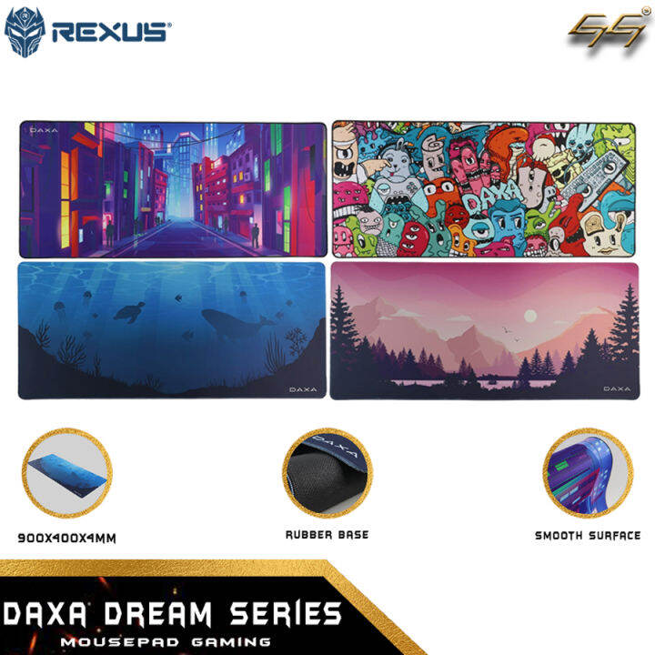 Rexus Daxa Dream Series Mousepad Gaming Deskmat | Lazada Indonesia