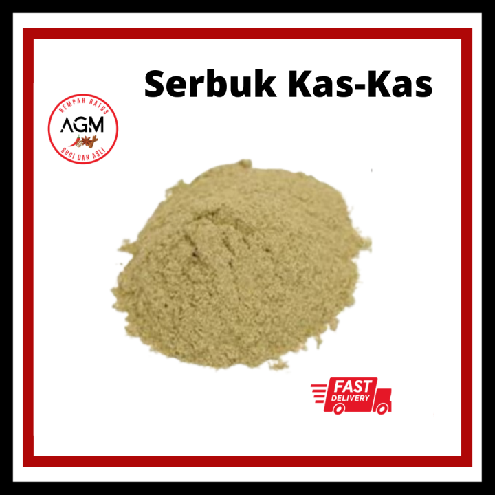 AGM SERBUK KAS-KAS @ AGM KAS-KAS POWDER 250G / 500G / 1KG READY STOCK | Lazada