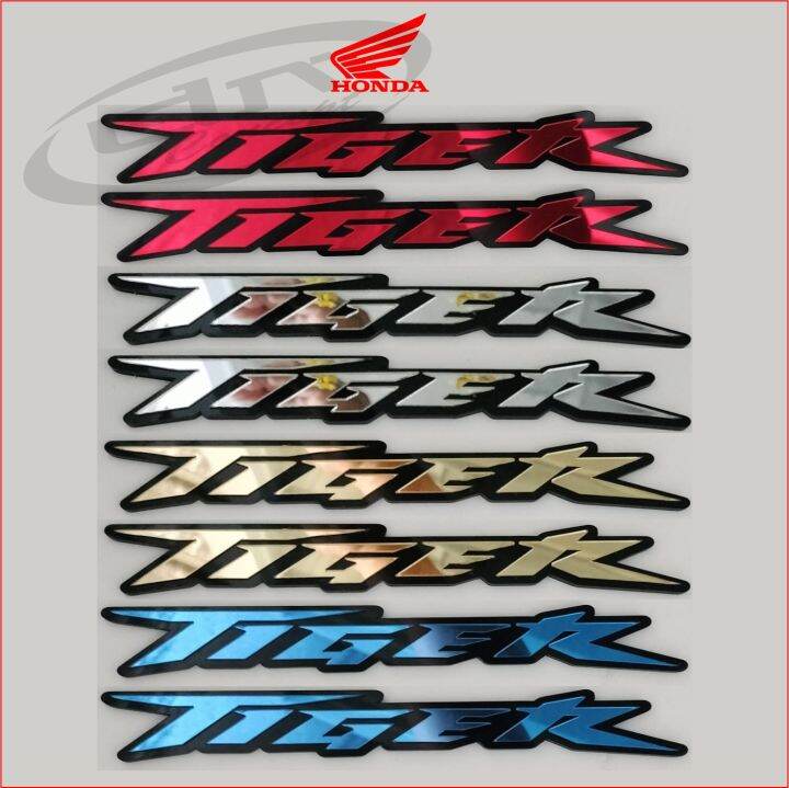 Emblem Logo Honda TIGER Timbul Motor 3D Akrilik Variasi Asesoris modip ...